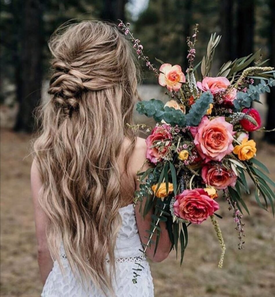 Boho Série: Classic Boho Wedding Hair Ideas - FWS